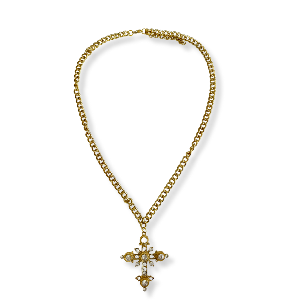 Collar Maxi Cruz – Ale Joyería